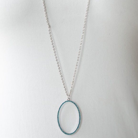 paparazzi | Jewelry | A Dazzling Distraction Blue Necklace | Poshmark